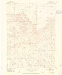 1953 Map of Haystack Butte, Logan County, CO — High-Res | Pastmaps